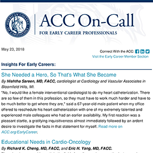 Newsletter | ACC On-Call: June 27, 2018 - American College of Cardiology