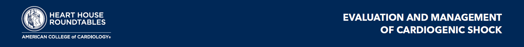 Evaluation and Management of Cardiogenic Shock - American College of ...