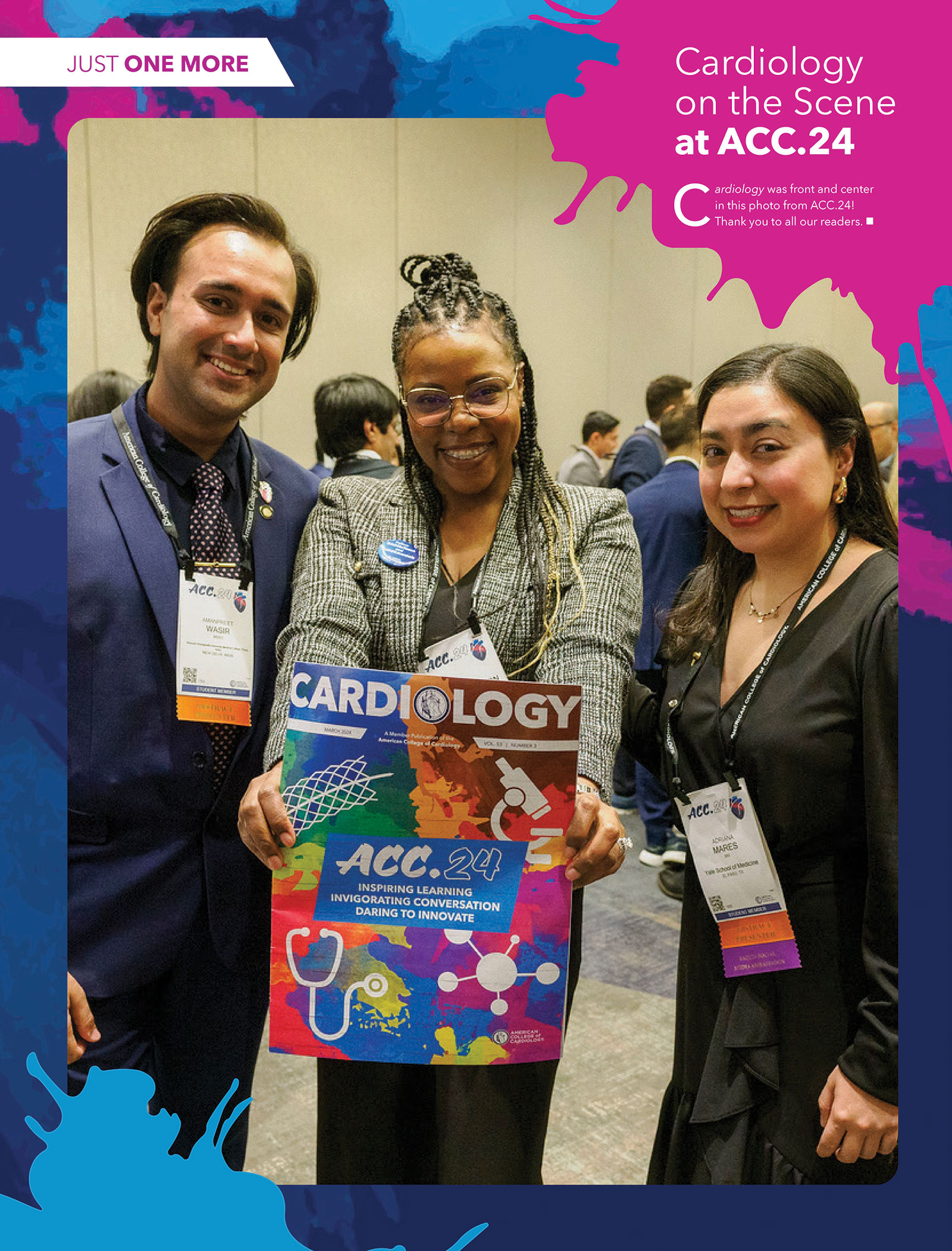 Just One More | Cardiology on the Scene at ACC.24 - American College of ...