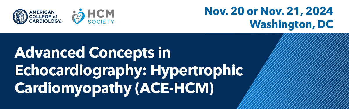 Advanced Concepts in Echocardiography: Hypertrophic Cardiomyopathy (ACE ...
