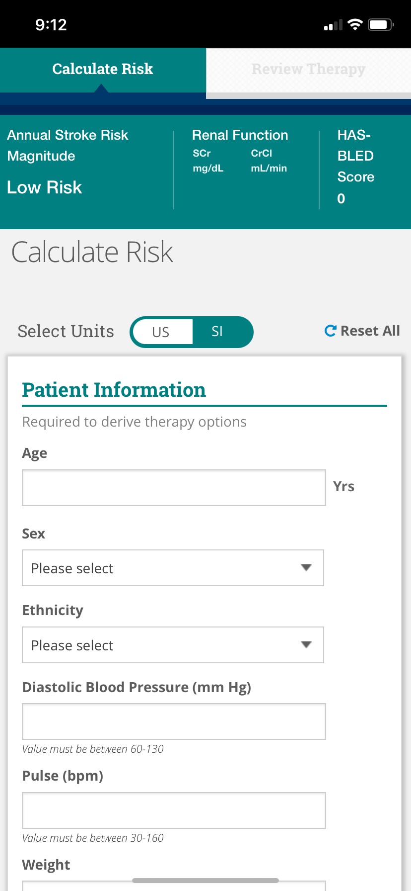 AnticoagEvaluator App - American College of Cardiology