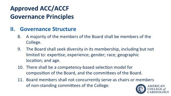 Leadership and Governance - American College of Cardiology